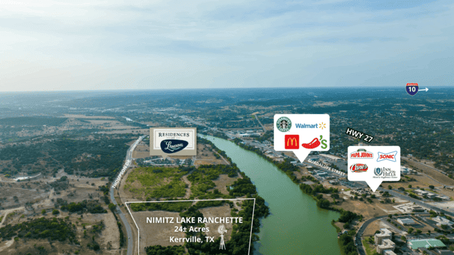 Nimitz Lake Ranchette: Waterfront Property for Sale in Kerrville, TX